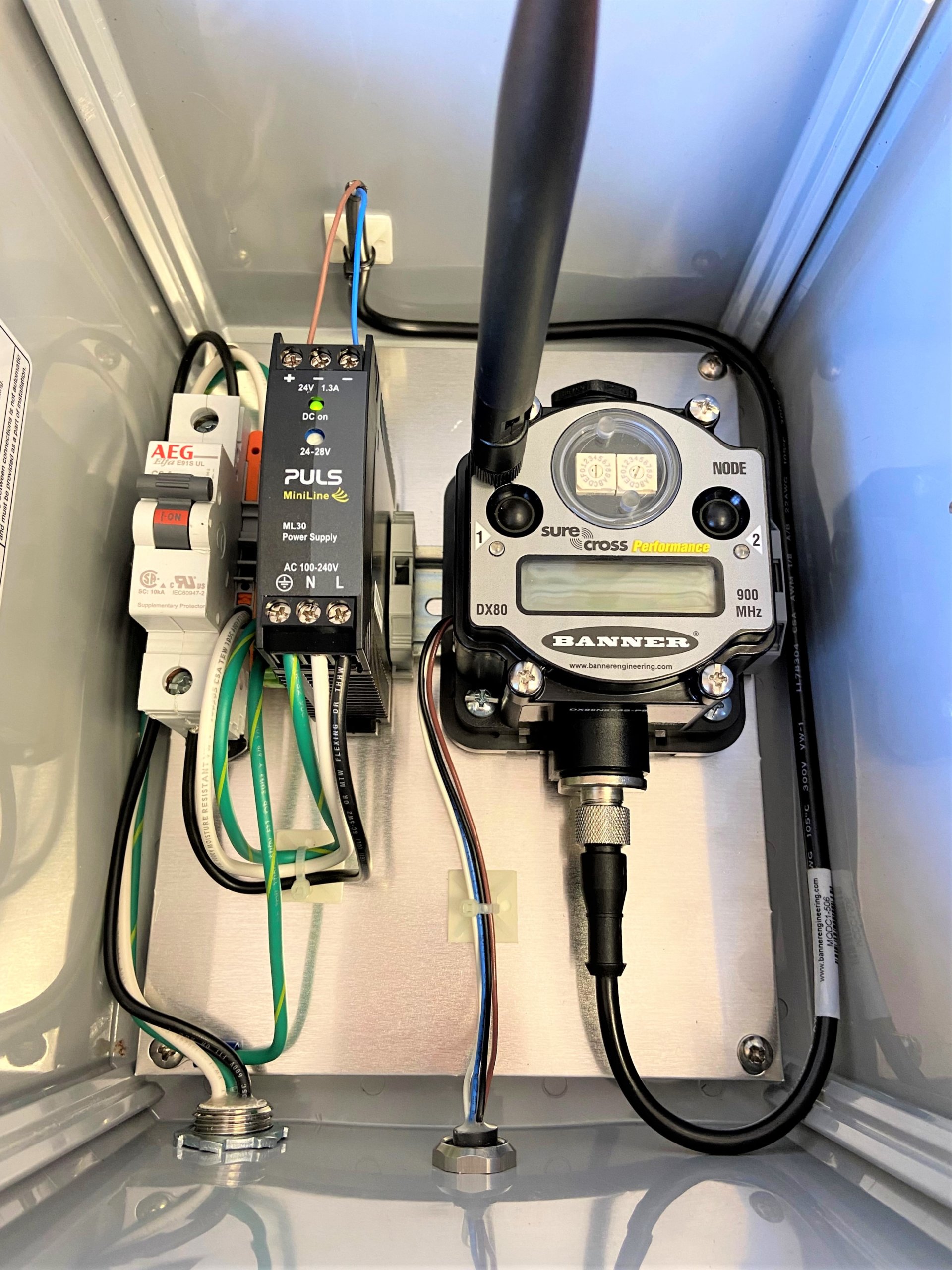 Wireless Panel Kit with push-button Status Light Indication - A-Tech Inc.