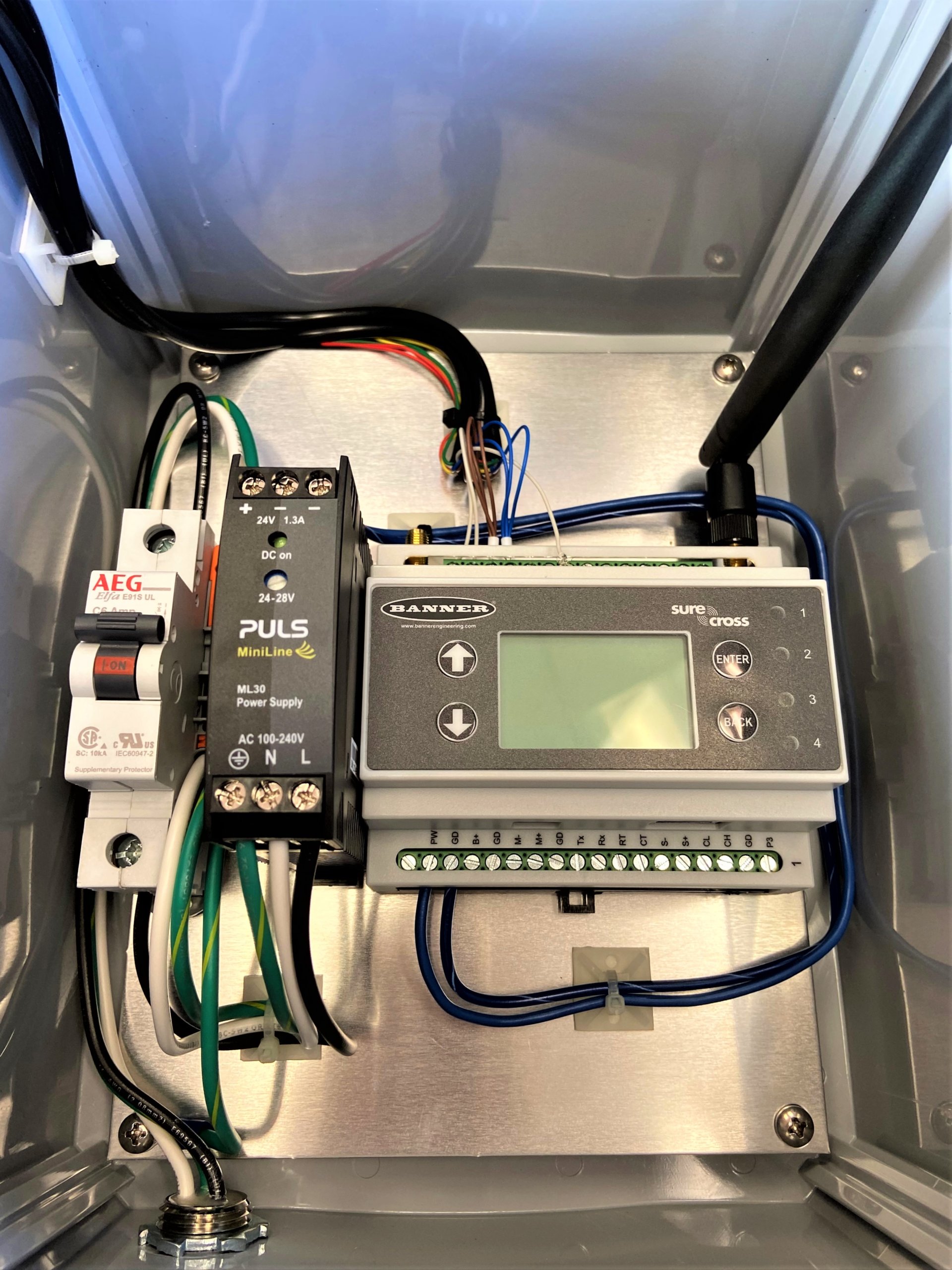 Wireless Panel Kit with push-button Status Light Indication - A-Tech Inc.